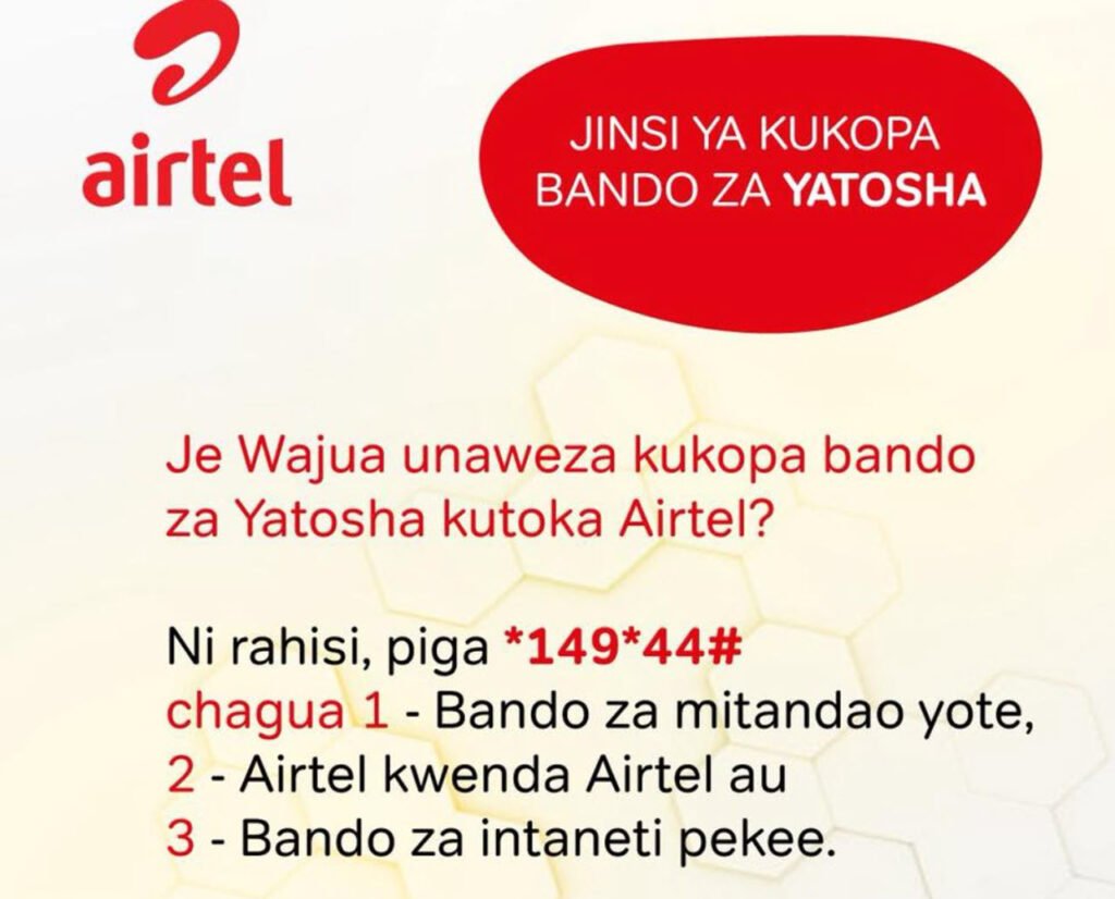 Jinsi ya Kukopa Salio Airtel (Menu Ya Kukopa Salio Airtel) - HABARI FORUM