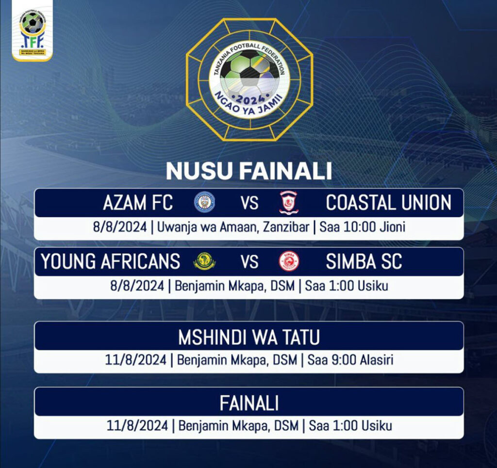 Ratiba ya Ngao ya Jamii 2024 - HABARI FORUM