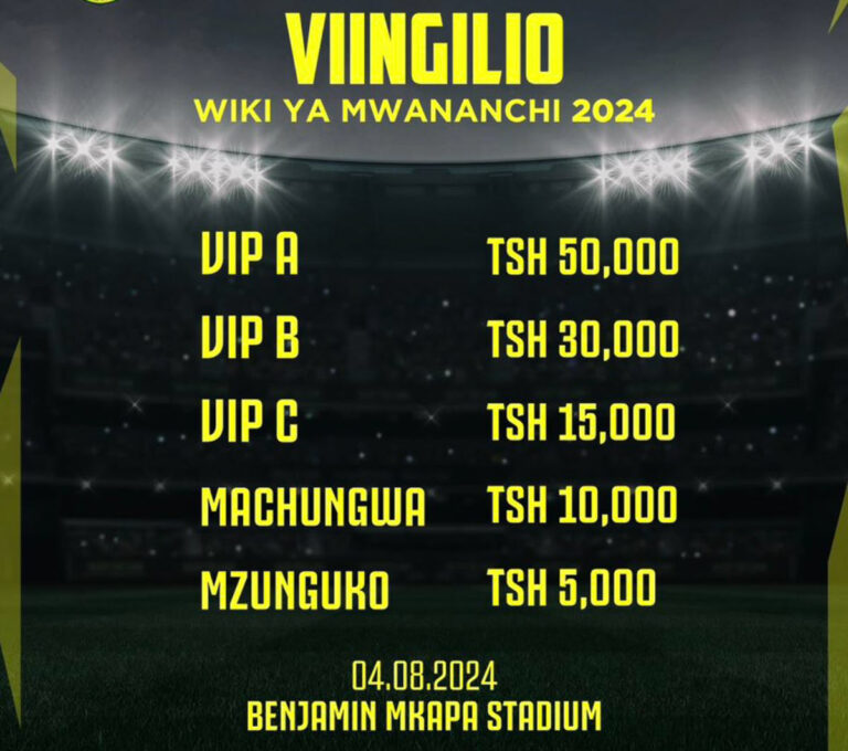 Wiki ya Mwananchi 2024 (Yanga Day): Tarehe, Matukio na Bei ya Tiketi ...