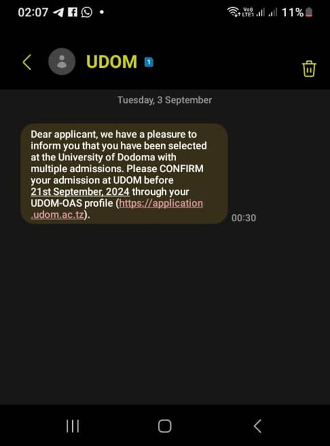 Majina ya waliochaguliwa Chuo Kikuu Cha UDOM 2024/2025 - HABARI FORUM