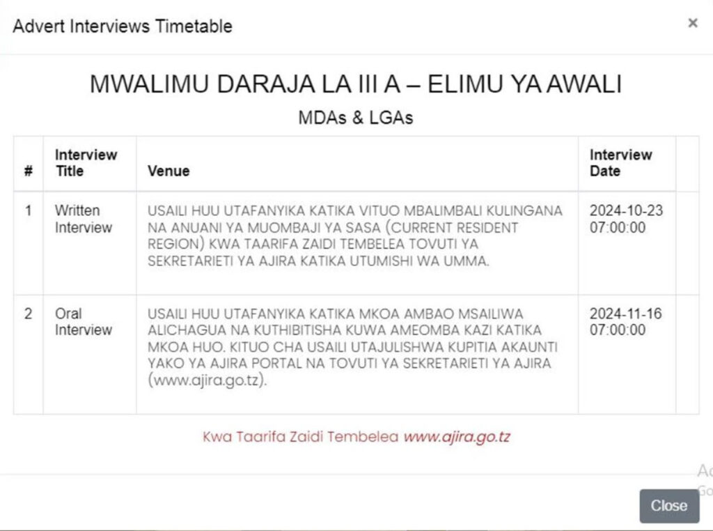 Majina Ya Walimu Walioitwa Kwenye Usaili 2024 - HABARI FORUM