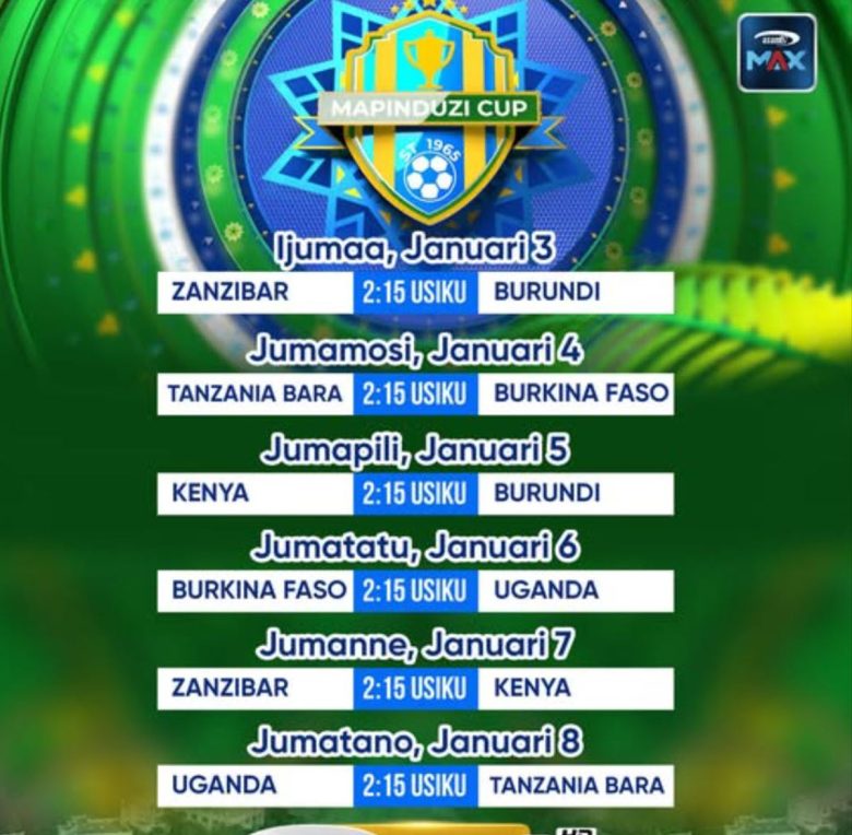 Ratiba ya Kombe la Mapinduzi 2025 - HABARI FORUM