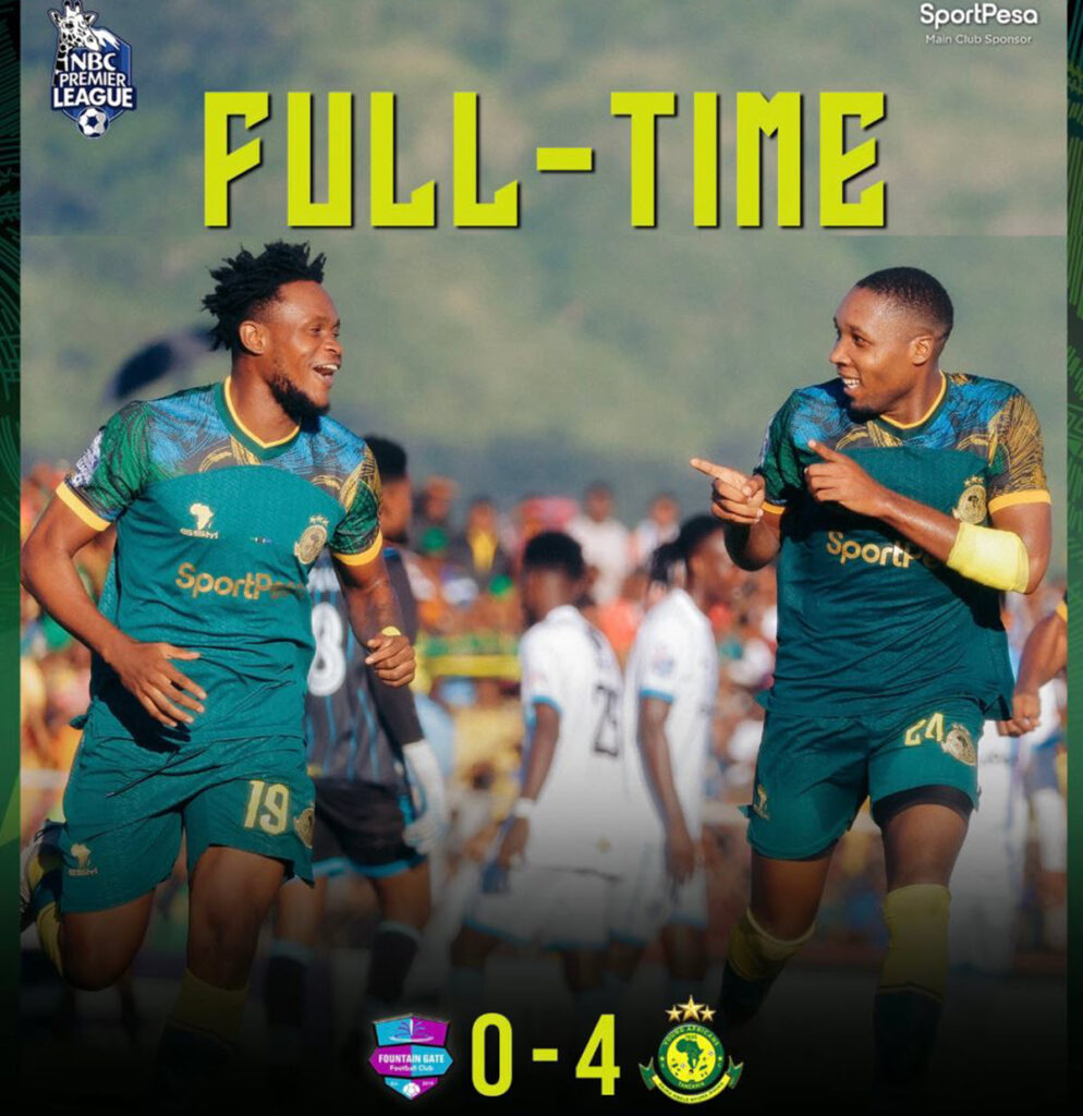 Yanga Yaishushia Fountain Gate Kichapo Cha 4-0 na Kuweka Rekodi ...