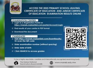 MANEB PSLCE Results 2025 (Primary School Leaving Certificate of ...