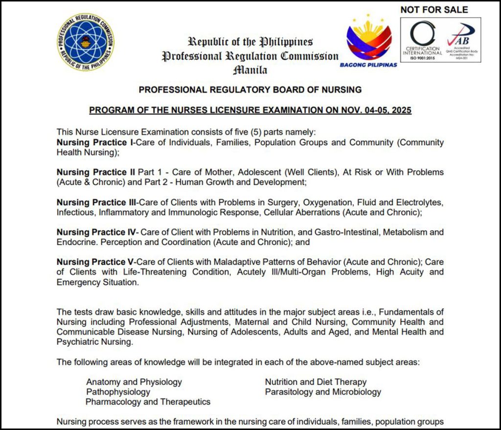 PNLE Nursing Licensure Exam Result For November 2025 - HABARI FORUM